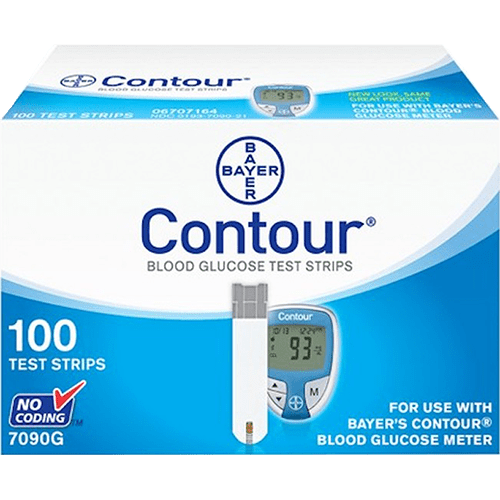 Bayer Contour Regular 100 Count – Test Strip Center