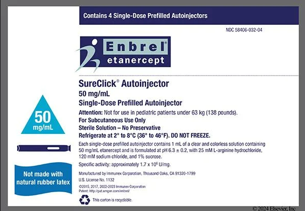 Enbrel Etanercept 50 mg/mL Autoinjector – Test Strip Center