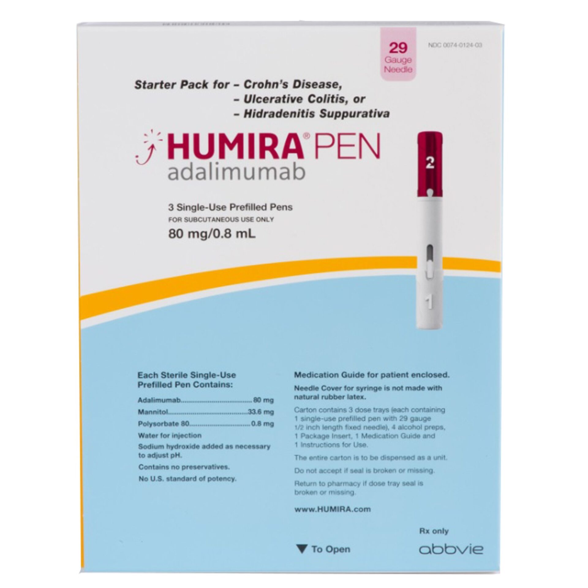 HUMIRA Pens 80 mg/0.8 mL – Starter Package – Test Strip Center